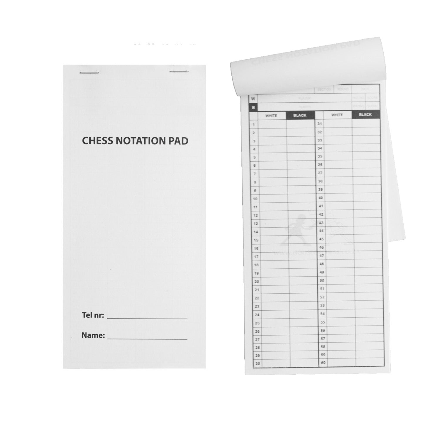 7-Page Notation Pad – House of Chess