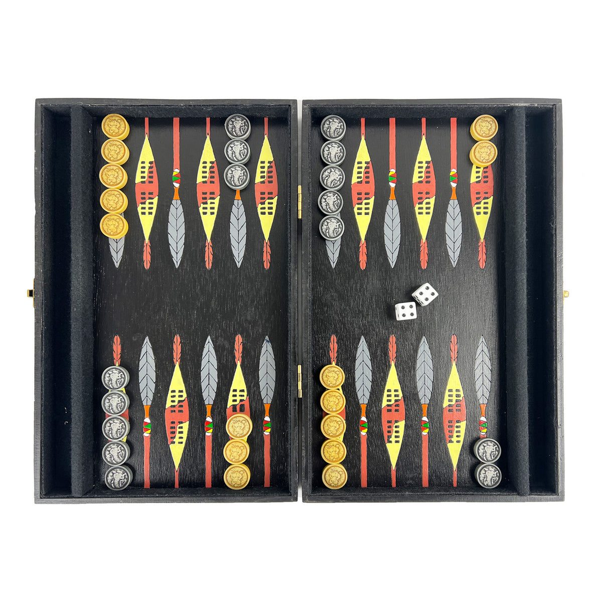 Backgammon African themed | House of Chess