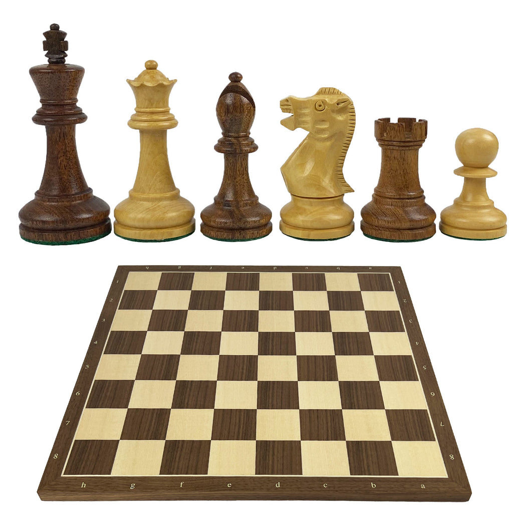 EXECUTIVE | Walnut & Maple Board with Notation | 50mm Squares – House ...