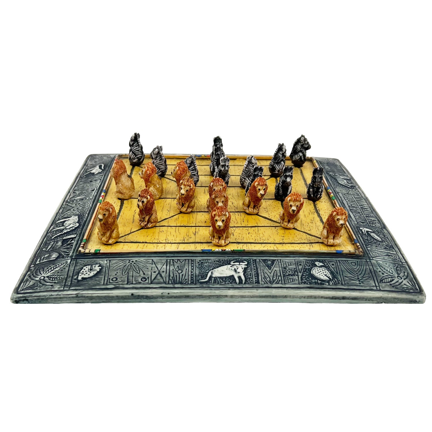 Morabaraba | Lion & Zebra – House of Chess