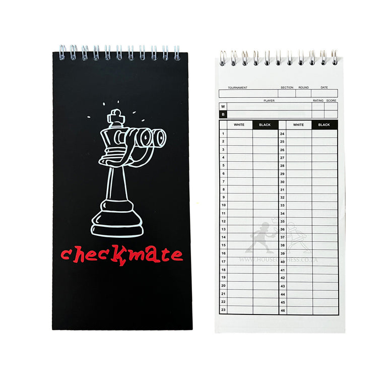 40-Page Checkmate Notation Pad – House of Chess