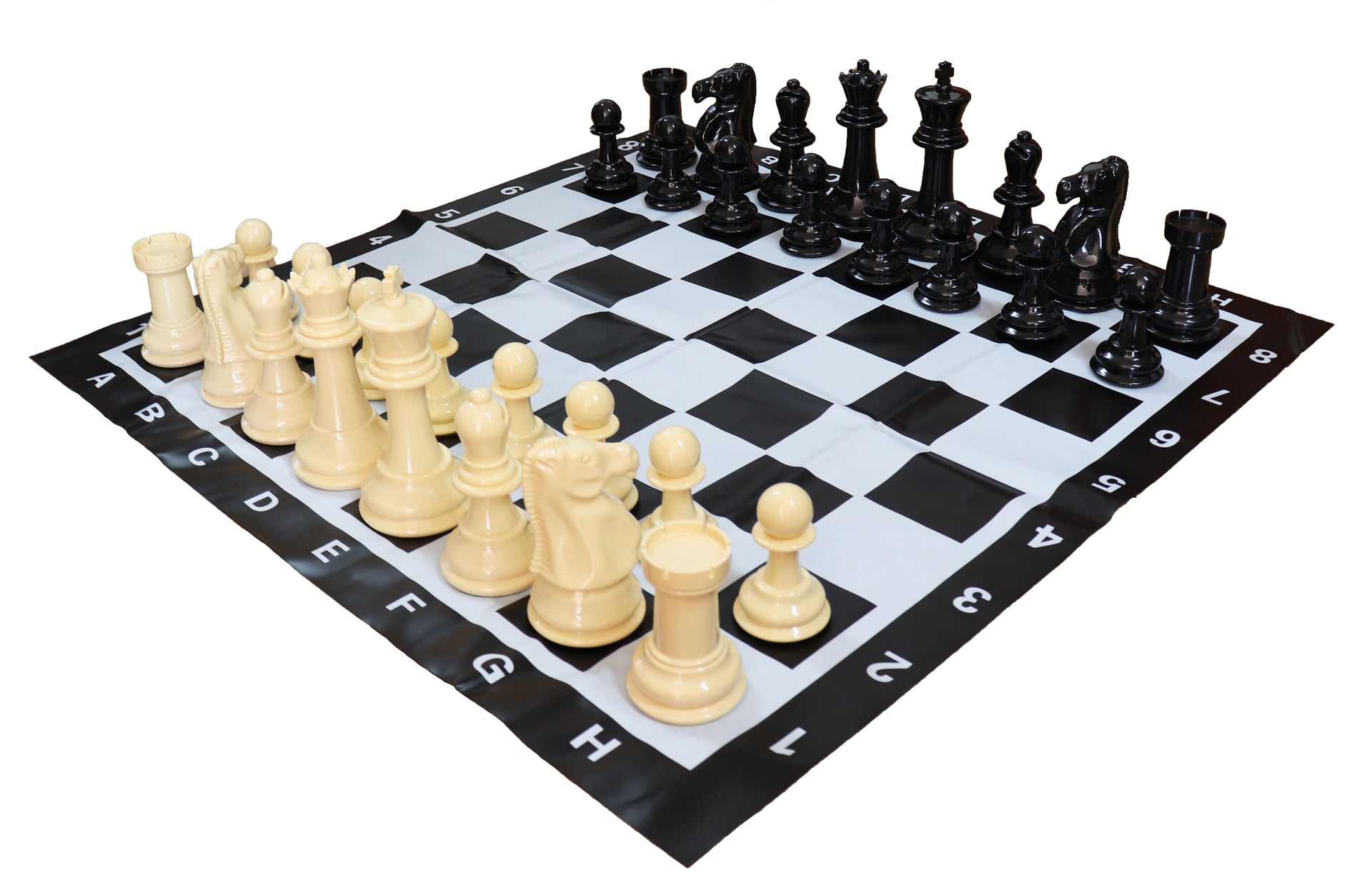 2-in-1 Garden Chess & Checkers Set | 20cm King – House of Chess